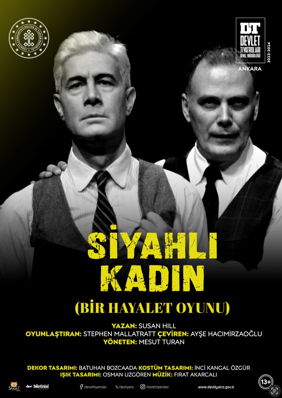 Ankara Devlet Tiyatrosu Tarafından "Siyahlı Kadın" Adlı Tiyatro Oyunu ...